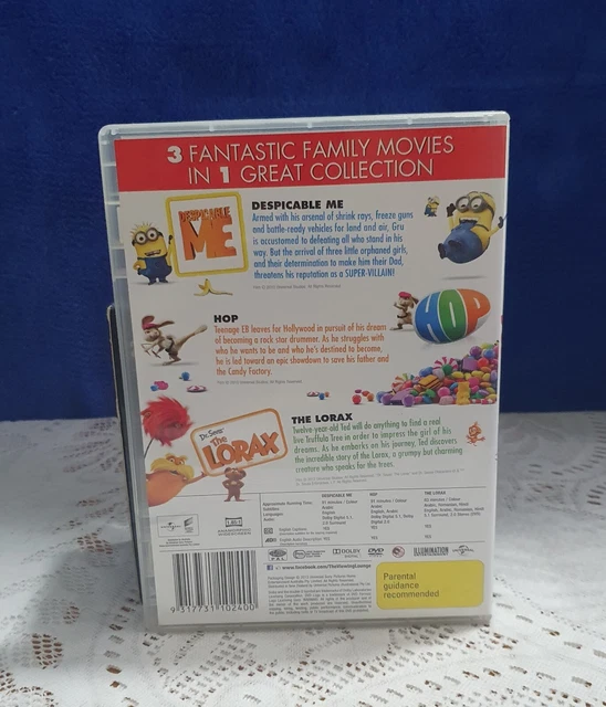 DESPICABLE ME / Dr. Seuss' The Lorax / Hop (Box Set, DVD, 2013) EUR 8 ...