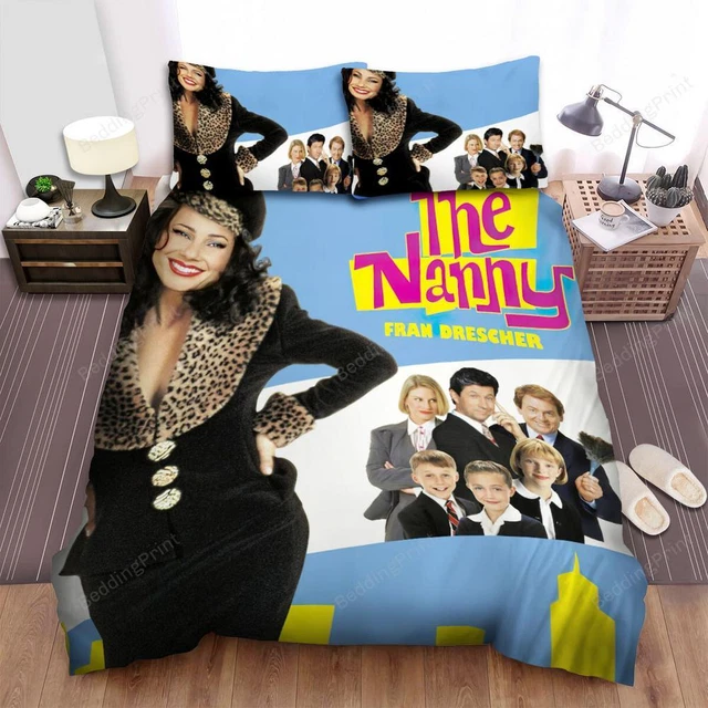 THE NANNY FRAN Drescher Poster Quilt Duvet Cover Set Comforter Cover ...