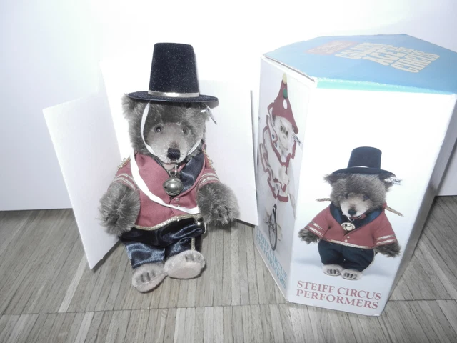 STEIFF TEDDY, & Golden Age of The Circus", Teddy Baby Ringmaster,Neu ...