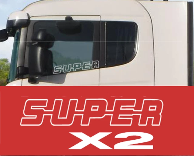 SCANIA OUTLINE SUPER Window decals stickers V8 R Series Topline Lorry ...