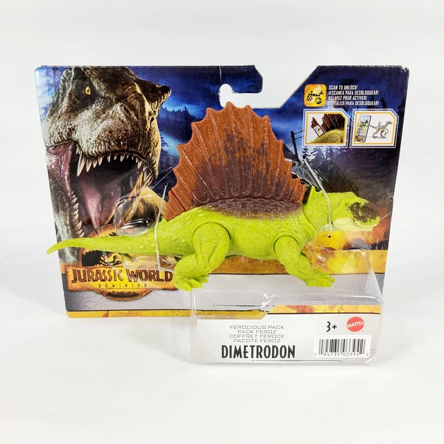 MATTEL JURASSIC WORLD Dominion Ferocious Pack Dimetrodon Dinosaur NEW ...