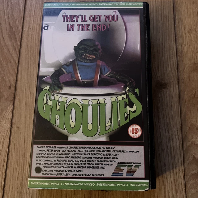 GHOULIES - RARE deleted VHS video. Pre cert interest. Charles Band ...