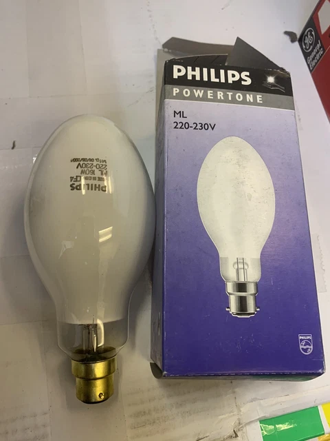 PHILIPS POWERTONE 160w BC ML Mercury Blended bulb B22 £15.00 - PicClick UK