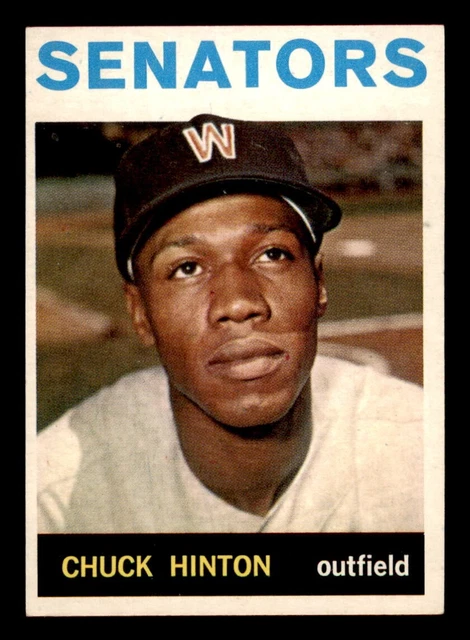 1964 TOPPS BASEBALL #52 Chuck Hinton EX/MT *d2 EUR 6,62 - PicClick FR