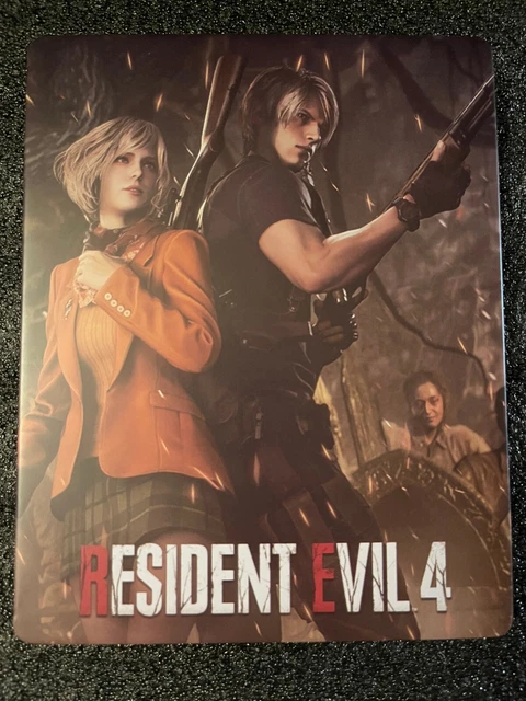RESIDENT EVIL 4 PS4/PS5/XBOX Custom-Made G2 Steelbook Case (NO GAME) V2 ...