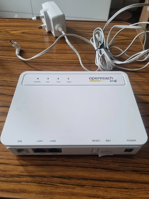 BT OPENREACH HG612 3B Fibre Optic Modem Router Vdsl Fttc £15.53 ...
