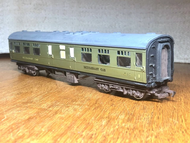 TRIANG R229 SOUTHERN Green Restaurant car S1007 - OO VINTAGE VGC £5.00 ...