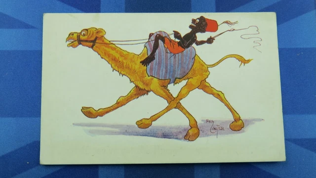 VINTAGE E MACK Reg Carter Comic Postcard 1910's Boy On A Camel £8.26 ...