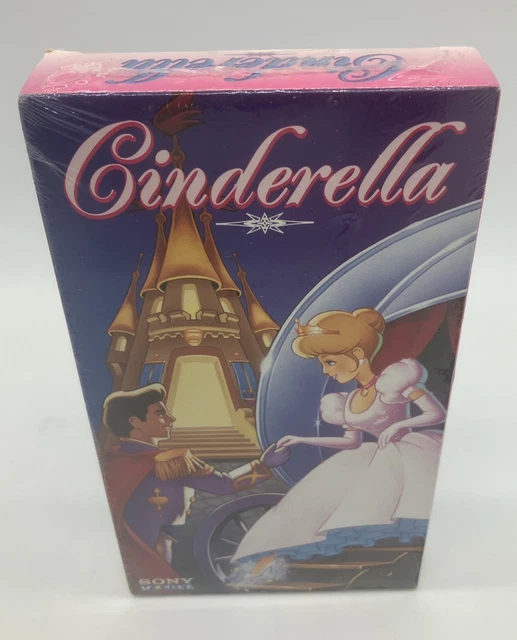 1990 CINDERELLA VHS Tape, RARE Sony Wonder Version, Factory Sealed! £21 ...