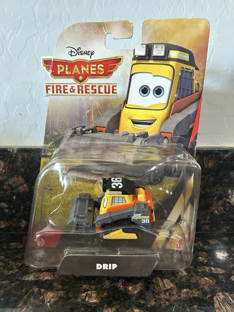 DISNEY PIXAR PLANES Fire & Rescue Drip Figure Vehicle New Mattel 2014 £ ...