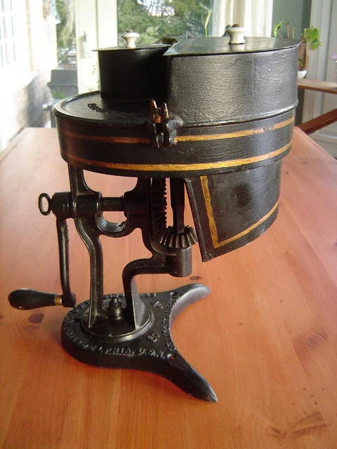 ANTIQUE ENTERPRISE NO.49 HEAVY DUTY HAND-CRANK VEGETABLE CUTTER SLICER ...