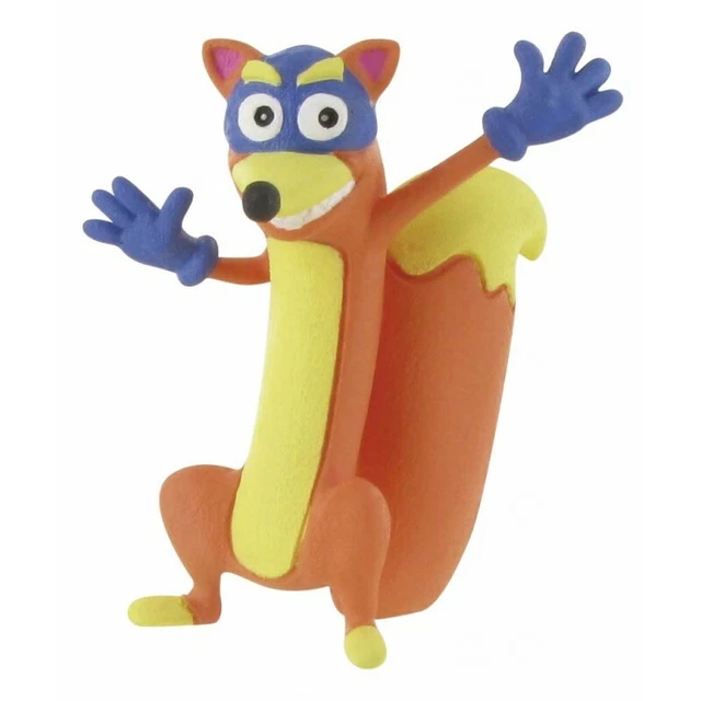 DORA L'EXPLORATRICE FIGURINE Chipeur 6,5 cm Comansi the Explorer Swiper ...