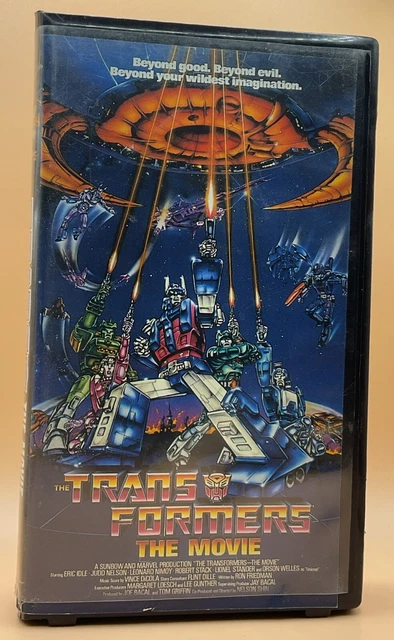 TRANSFORMERS: THE MOVIE VHS 1986, 1999 Small Clamshell *Buy 2 Get 1 ...