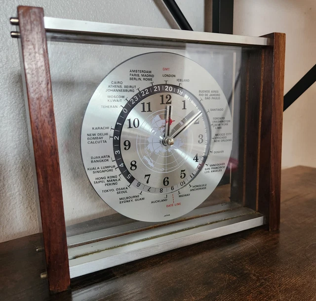 VINTAGE LORD KING - Japan Mantle Clock (Untested, Needs Work/ For Parts ...