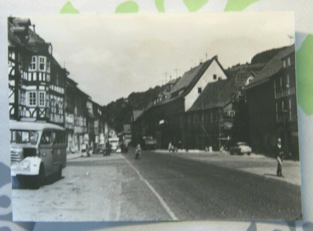 FOTO BUS KRAFTVERKEHR Schmalkalden Skoda DDR LKW 1972 Y7 EUR 5,90 ...