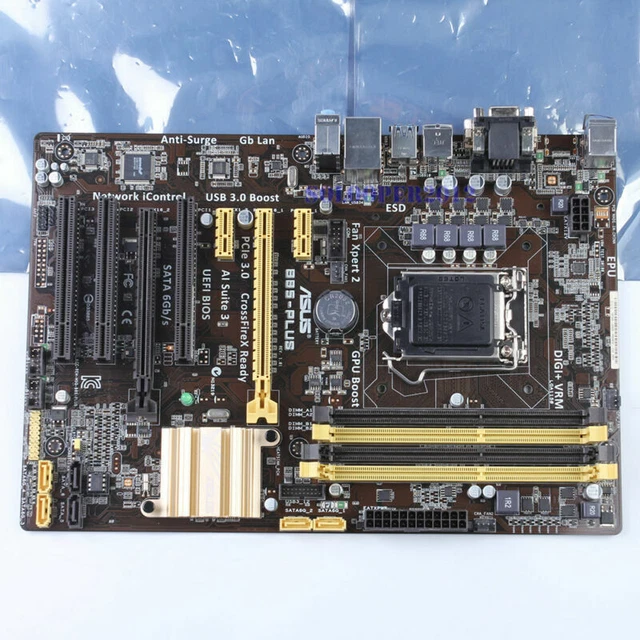 ASUS B85-PLUS MOTHERBOARD Intel B85 LGA 1150 DDR3 USB3.1 DVI VGA ATX ...
