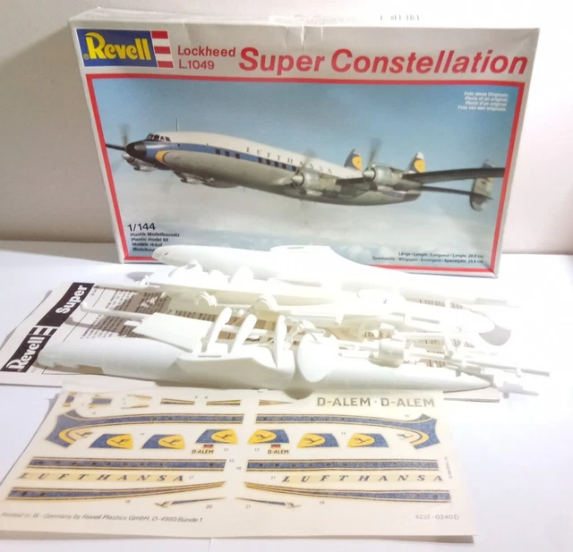 REVELL 1:144 MASSSTAB Lockheed L.1049 Super Constellation Modellsatz ...