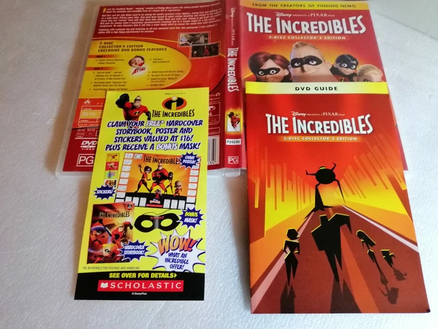 THE INCREDIBLES: 2 Disc Collector's Edition + Dvd Guide - Disney Dvd ...