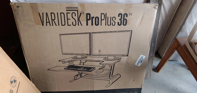 VARIDESK PRO PLUS 49900 36 inch Adjustable Standing Desk - Black $75.00 ...