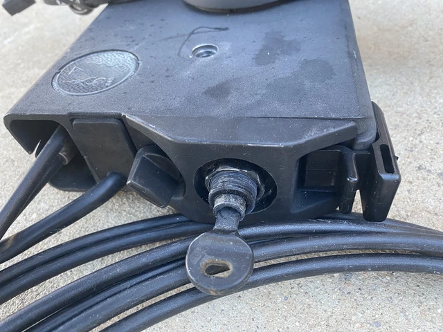 OMC JOHNSON EVINRUDE Side Mount Control Box W/Trim Wire Harness Key ...