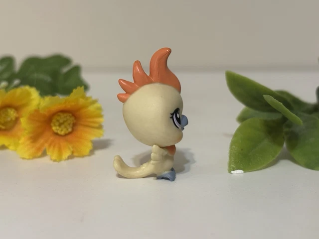 LITTLEST PET SHOP Mini Cockatoo #3-160 Hasbro LPS Collectible Orange ...