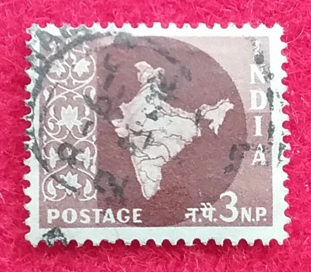 TIMBRE INDE &CARTE de l'Inde" 50 np EUR 3,45 - PicClick FR