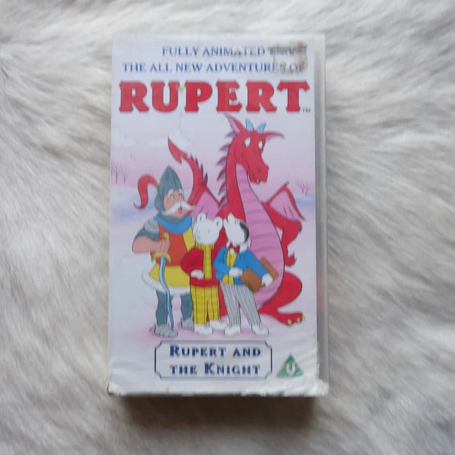 RUPERT VHS AND the Knight 1993 Rupert tv Show VHS Rupert Bear Tv Show ...
