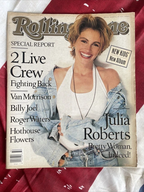 ROLLING STONE MAGAZINE Issue No #584 Julia Roberts Van Morrison Billy ...
