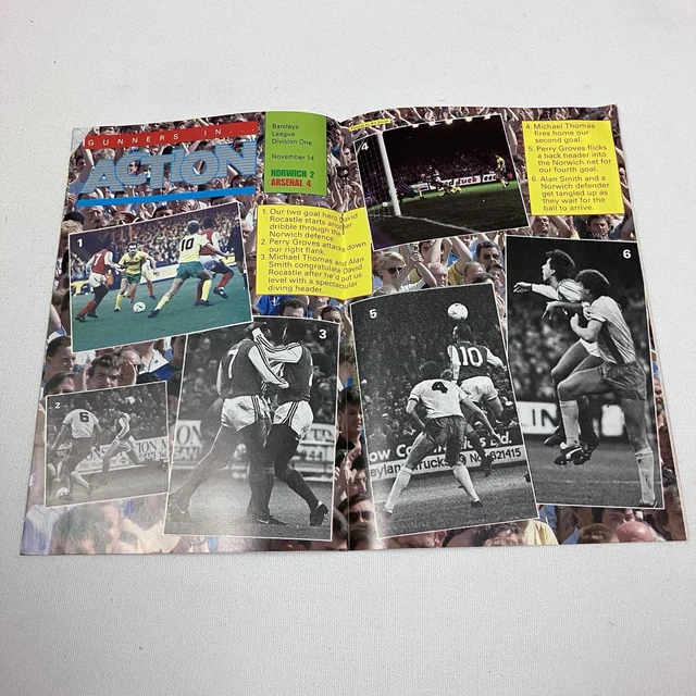 ARSENAL FC 1990’S Home & Away Match Day Programme Bundle Of 7 Magazines ...