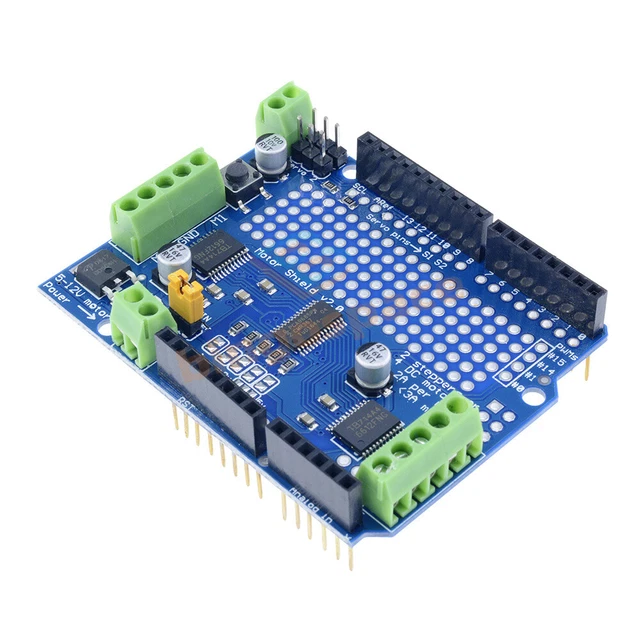 MOTOR/STEPPER/SERVO/ROBOT SHIELD FOR Arduino I2C v2 Kit w/ PWM Driver ...
