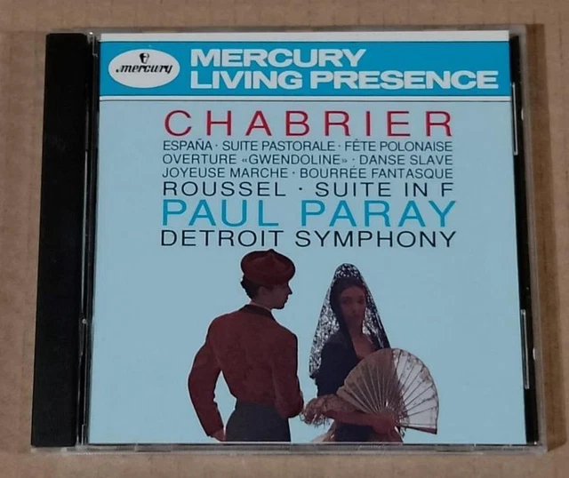 PAUL PARAY CONDUCTS CHABRIER & ROUSSEL Mercury Living Presence CD USA ...