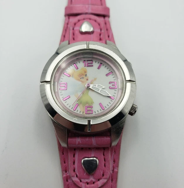 OROLOGIO ANALOGICO BAMBINI Disney Tinkerbell Luce Lunetta Nuova ...