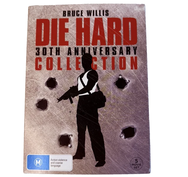 BRUCE WILLIS, DIE Hard, 30th Anniversary DVD Collection, 5 Movie Set ...