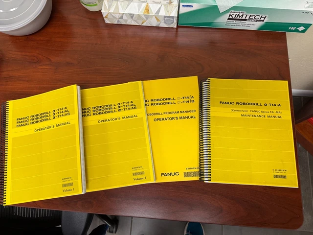 FANUC ROBODRILL ALPHA T14iA Operators and Maintenance Manuals £64.63 ...