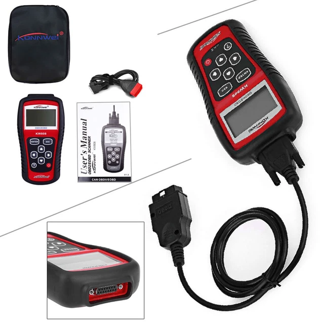 CAR DIAGNOSTIC SCANNER Code Reader Tester KW808 MS509 OBD2 OBDII EOBD ...