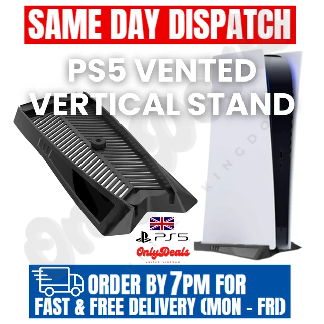 PS5 COOLING DOCK (Black) Vertical Stand, Digital Edition, Playstation 5 ...