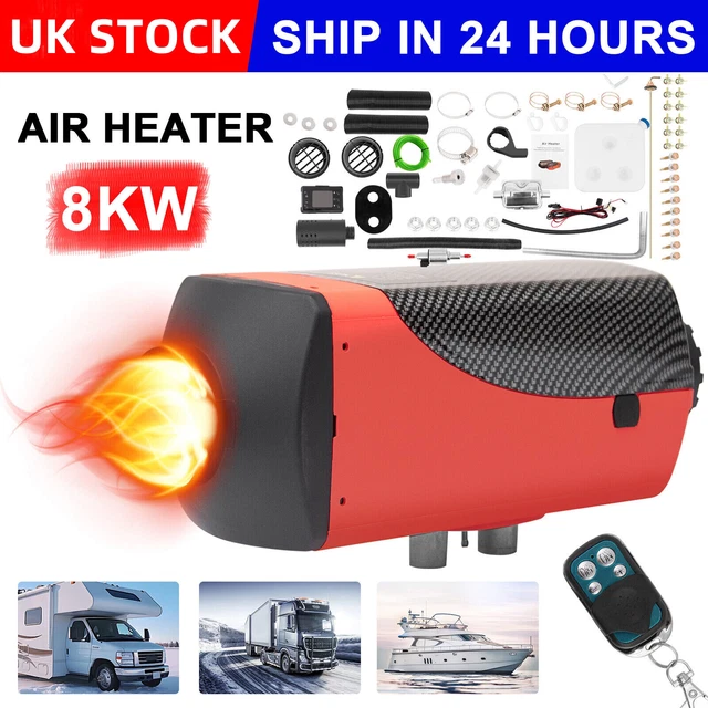 8KW AIR DIESEL Heater 12V for Caravan Camper Van Motorhome Night ...