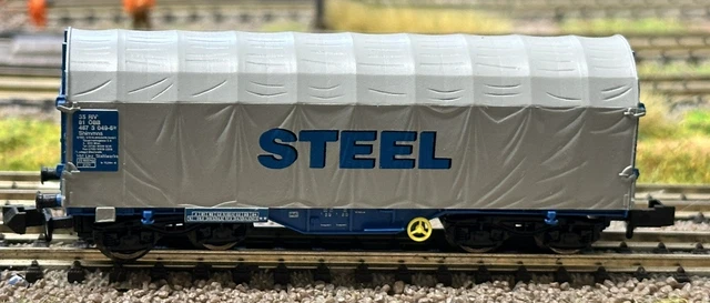 ROCO 25377 SPUR N Schiebeplanenwagen "STEEL" ÖBB. Güterwagen Österreich ...