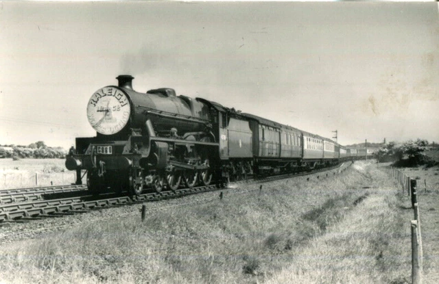 RAILWAY PHOTO BR Jubilee Class No 45701 CONQUEROR with Raleigh Works ...