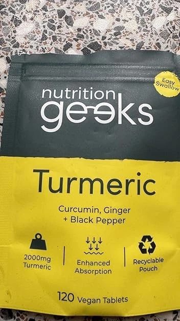 NUTRITION GEEKS TURMERIC Curcumin, Ginger, Black Pepper Supplement ...