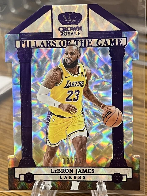 23-24 VIOLA CORONA Reale LeBron James #13 Die Cut Pillars Of The Game 8 ...