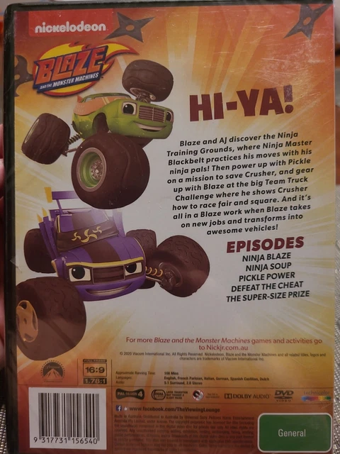 BLAZE AND THE Monster Machines - Ninja Blaze : NEW DVD $14.95 - PicClick AU