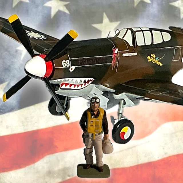 BRAVO DELTA P-40 Warhawk Kiln Dried Wood with King & Country Flying ...