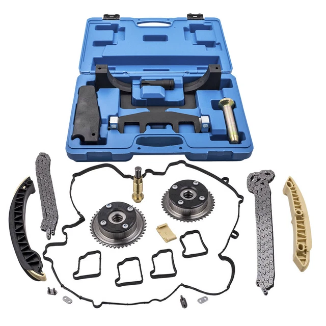 TIMING CHAIN KIT Camshaft + Timing Tool Kit For Mercedes-benz W203 W204 ...