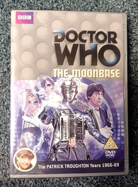 DOCTOR WHO THE MOONBASE DVD Patrick Troughton Cybermen Silver Case ...