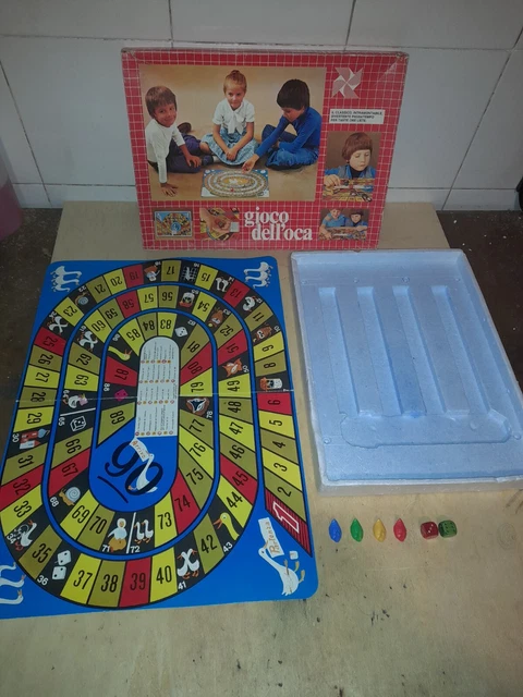 GIOCO DELL'OCA - Vintage Anni 70' Made In Italy - Completo EUR 45,00 ...