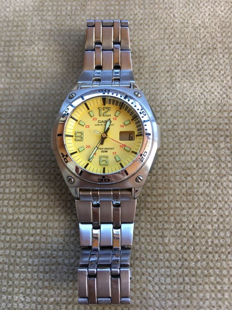 CASIO WAVE CEPTOR 4304 WVQ 200 HE 42 mm Herrenuhr 90er Jahre EUR 26,50 ...