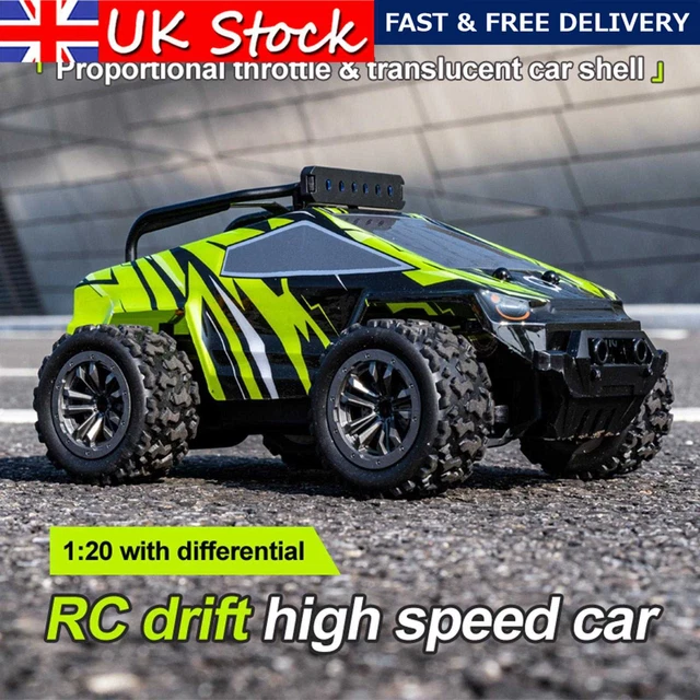 1/20 SCALE RC Car 20km/h Off Road 2.4GHz Monster Truck Toys for Kids ...
