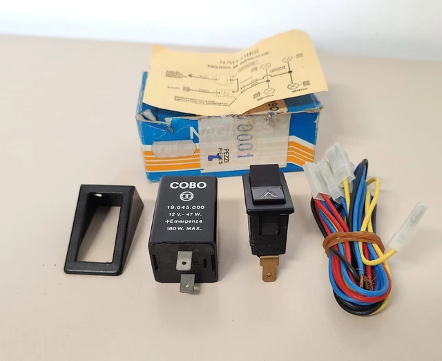 INTERMITTENZA 4 FRECCE Fiat 500 Epoca Auto Interruttore 12V 47W Rele ...