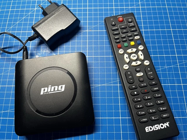 EDISION PING - OTT LINUX RECEIVER H265/HEVC schwarz EUR 19,00 - PicClick DE